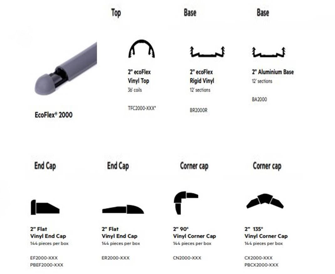 EcoFlex®2000 BOSTON GROUP | Wall bumpers – Gallery Metalworks