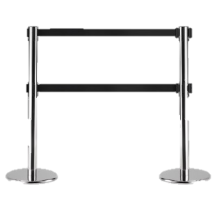 Model C Dual Stanchion | Easy Queue | Retractable Stanchions – Gallery ...