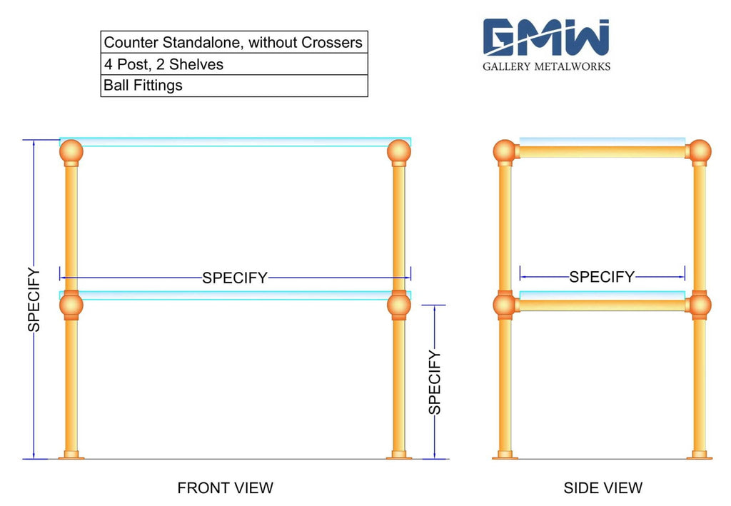 Ball Fitting - Counter Mounted – Gallery Metalworks