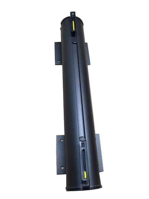 Double Retractable Belt | Wall mounted Stanchions – Gallery Metalworks