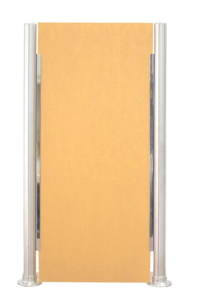 Fixed Counter Top Glass Shield – Gallery Metalworks