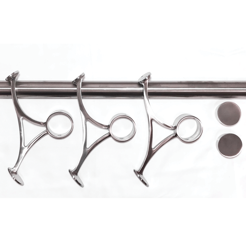 7FT | Foot Rail Kit | Gallery Metal Works | Bar Rails – Gallery Metalworks