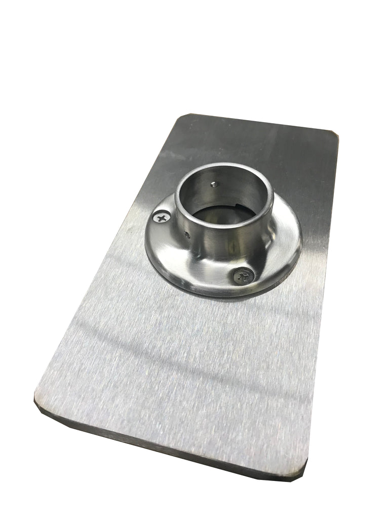 30" High Removable Posts on Stainless Steel Wide Base – Gallery Metalworks